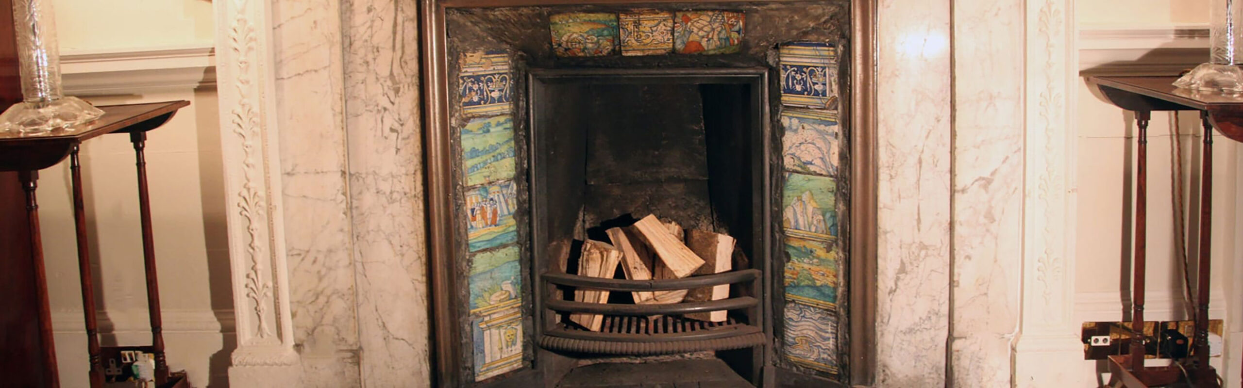 Antwerp Maiolica Tiles At Firle Place - Firle | Country Estate, Film ...